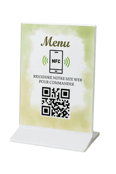 Menu-NFC - Support NFC Premium pour Restaurants