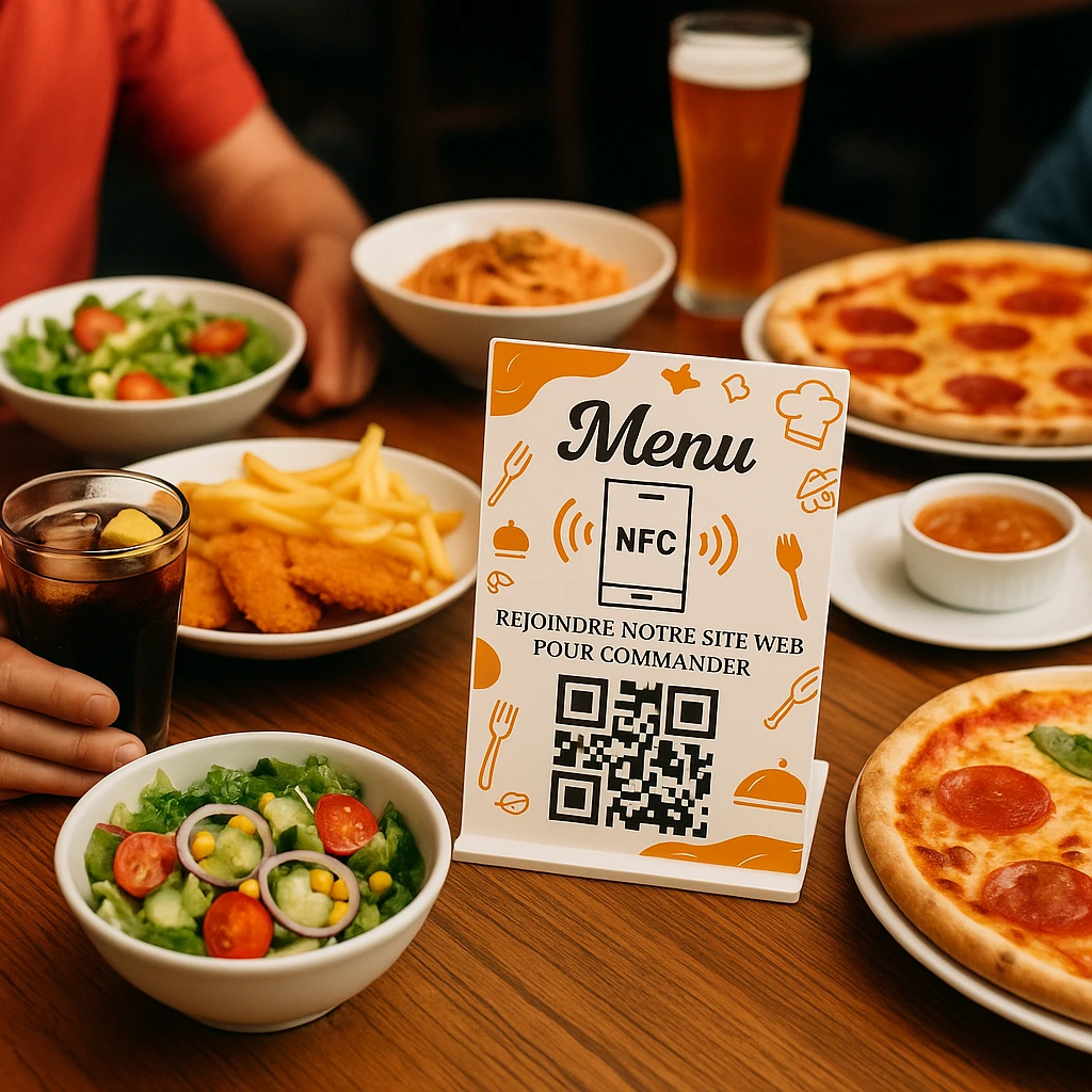 Menu-NFC - Support NFC Premium pour Restaurants